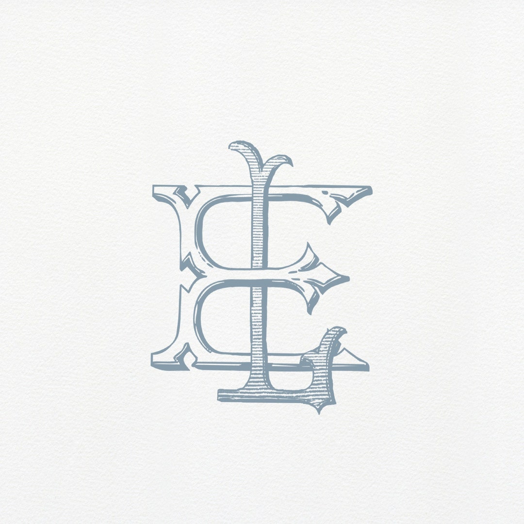 EL Vintage Monogram · LE Monogram · EL Classic Wedding Monogram ...