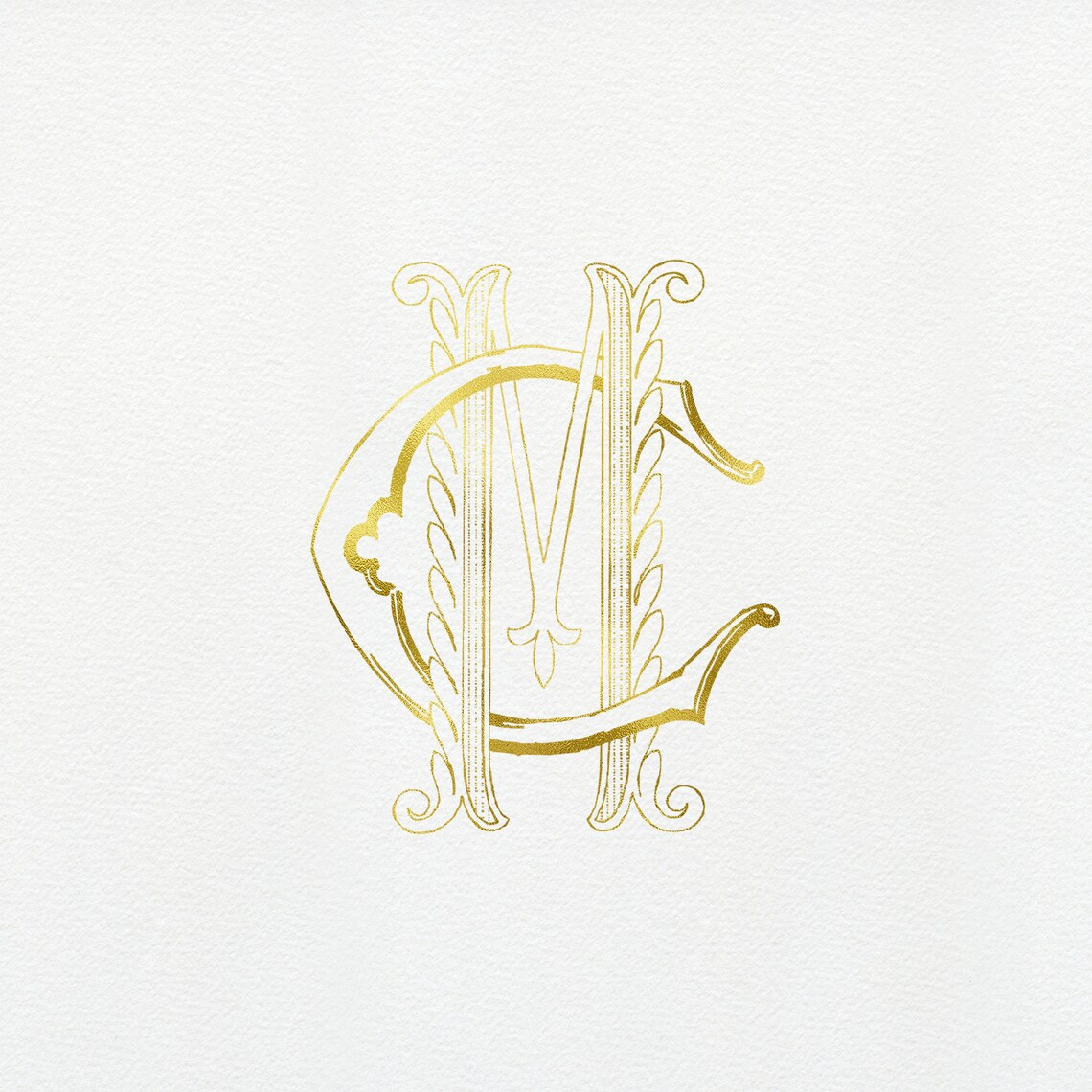 CM Vintage Wedding Monogram MC Classic Monogram Vintage - Etsy
