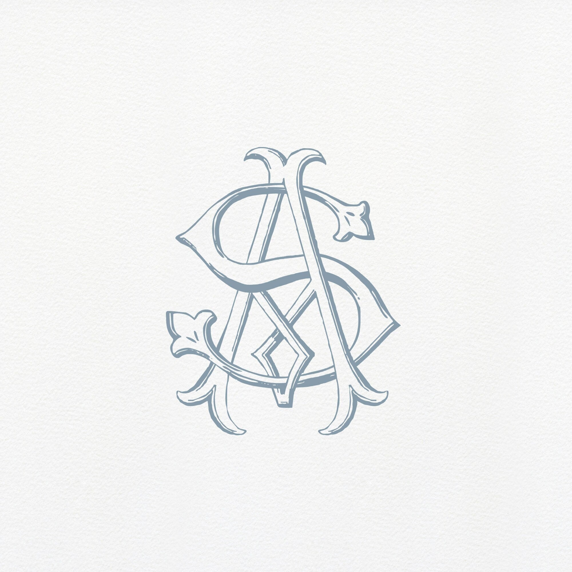 Vintage AS/SA Interlocked Monogram: Classic Wedding Duogram (digital ...