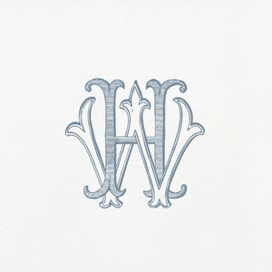 HW Vintage Monogram · WH Duogram · HW Classic Wedding Monogram ...