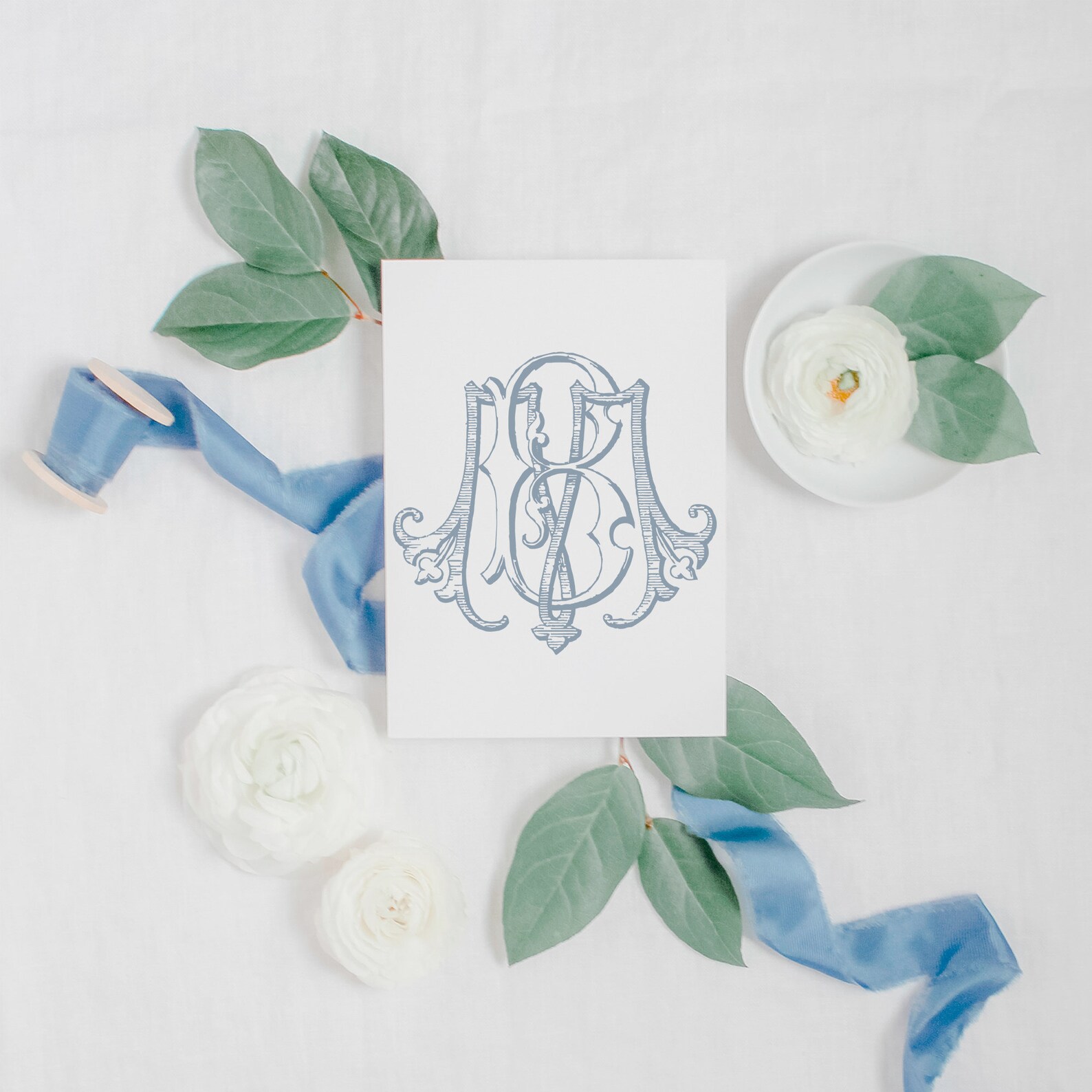 BM Vintage Wedding Monogram MB Classic Monogram Vintage - Etsy