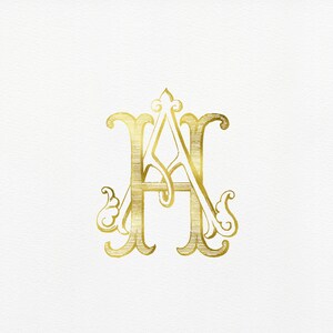 AH Classic Monogram · HA Wedding Monogram · Vintage Monogram · Classic ...