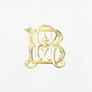 BR Vintage Monogram · RB Duogram · BR Antique Classic Wedding Monogram ...
