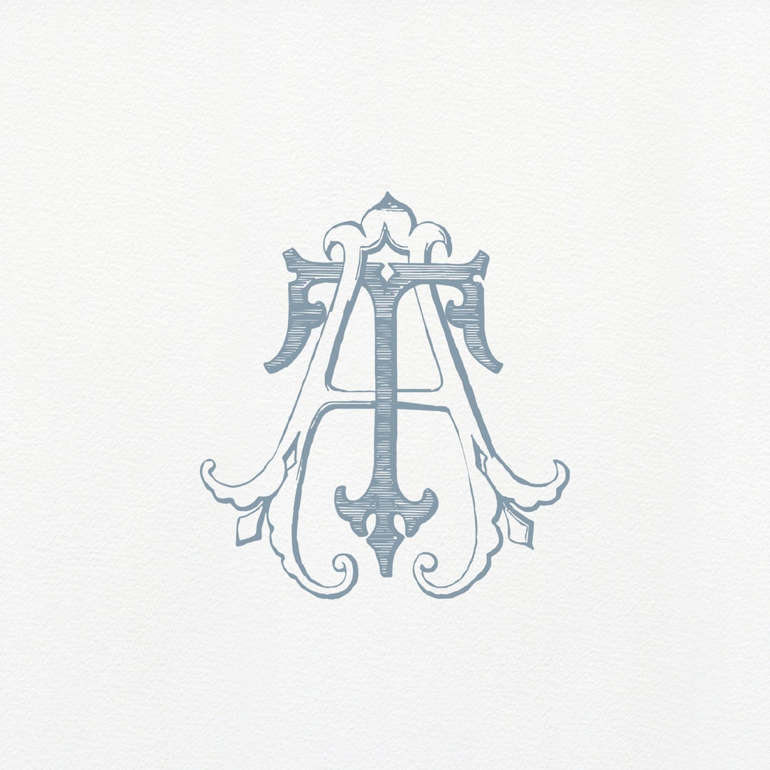 AT Vintage Monogram · TA Duogram · AT Classic Wedding Monogram ...