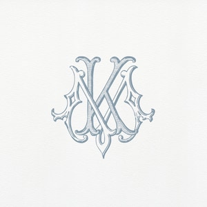 KM Vintage Monogram · KM Duogram · MK Antique Classic Wedding Monogram ...