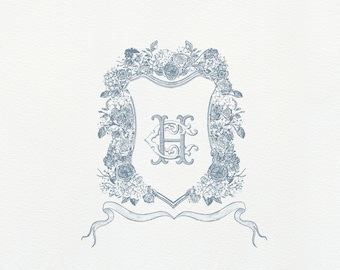 Fully Custom Wedding Crest - Etsy