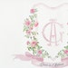 Blush Pink Watercolor Wedding Crest Monogram Crest Interlock Watercolor ...