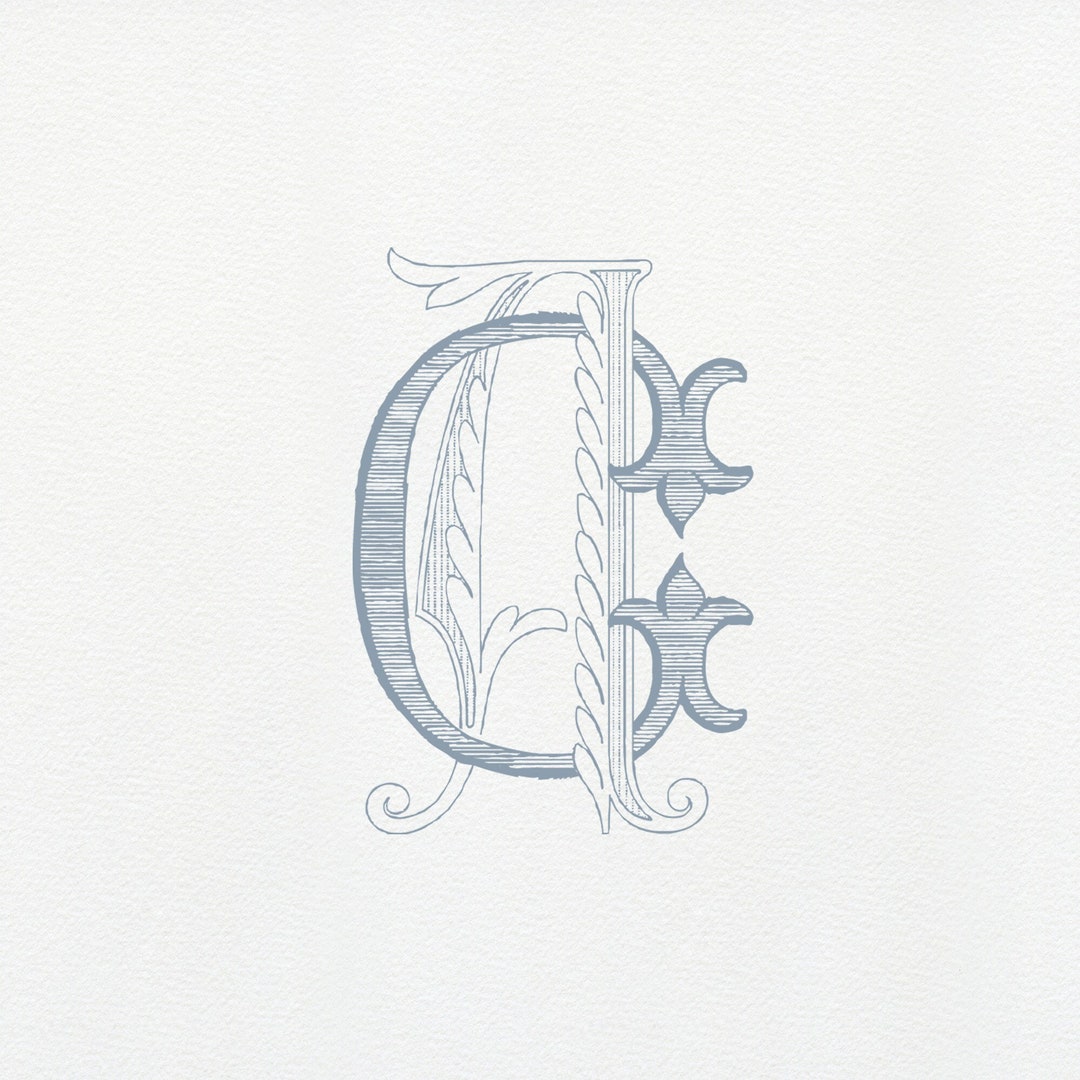 AC Vintage Wedding Monogram · CA Classic Monogram · Vintage Monogram ...