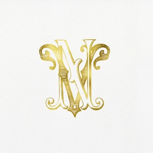 NV Vintage Monogram · VN Duogram · NV Classic Wedding Monogram ...