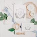 Lilacs Wedding Crest | Blue and Lilac Watercolor Monogram Crest ...