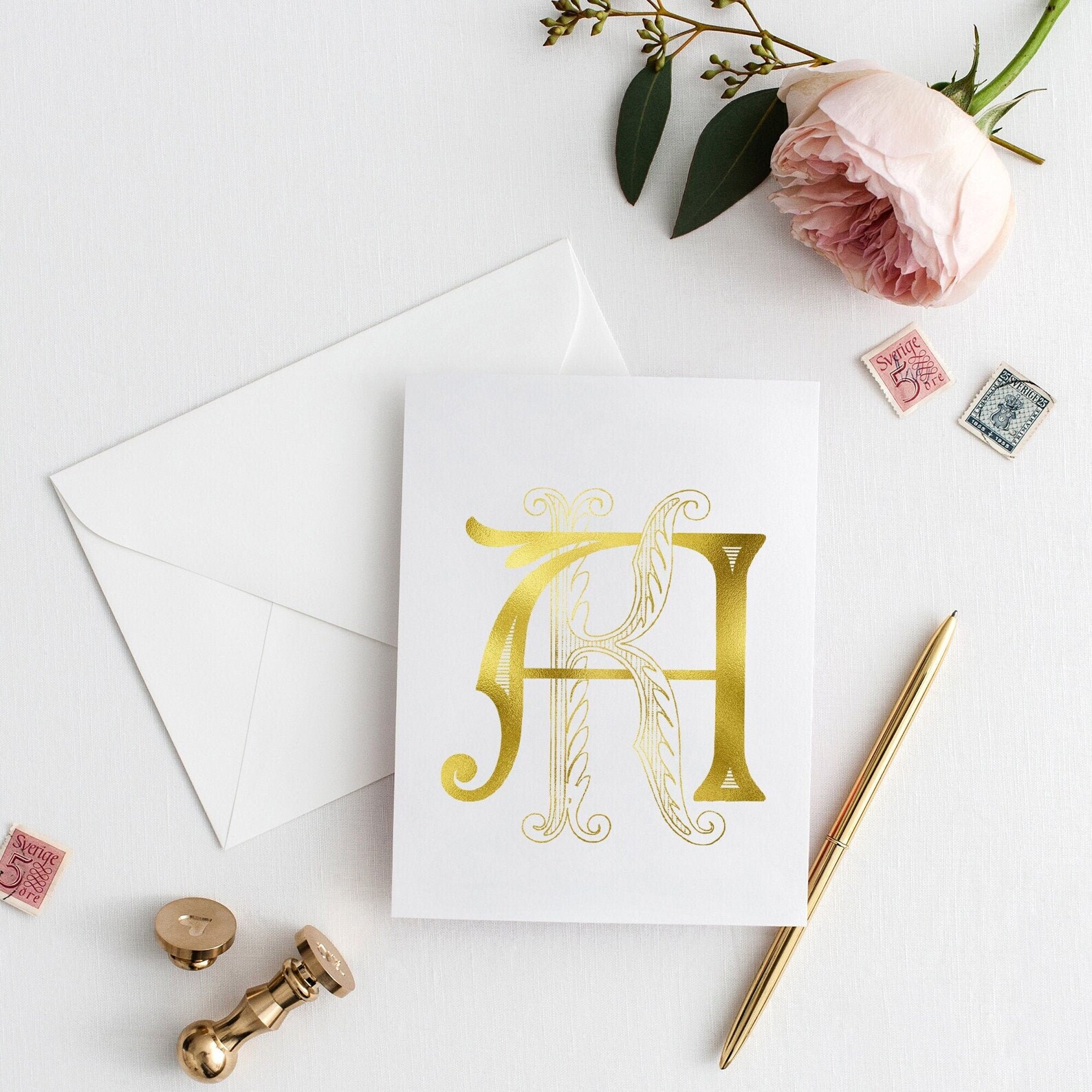 AK Vintage Wedding Monogram KA Classic Monogram Ka Vintage - Etsy