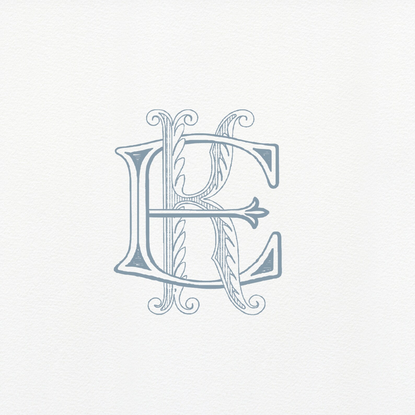 Vintage EK KE Monogram: Classic Interlocking Design (digital Download ...