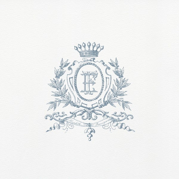 Monogram Crown - Etsy