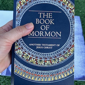 Handpainted Book of Mormon With Polynesian Design Patterns, Tongan ...
