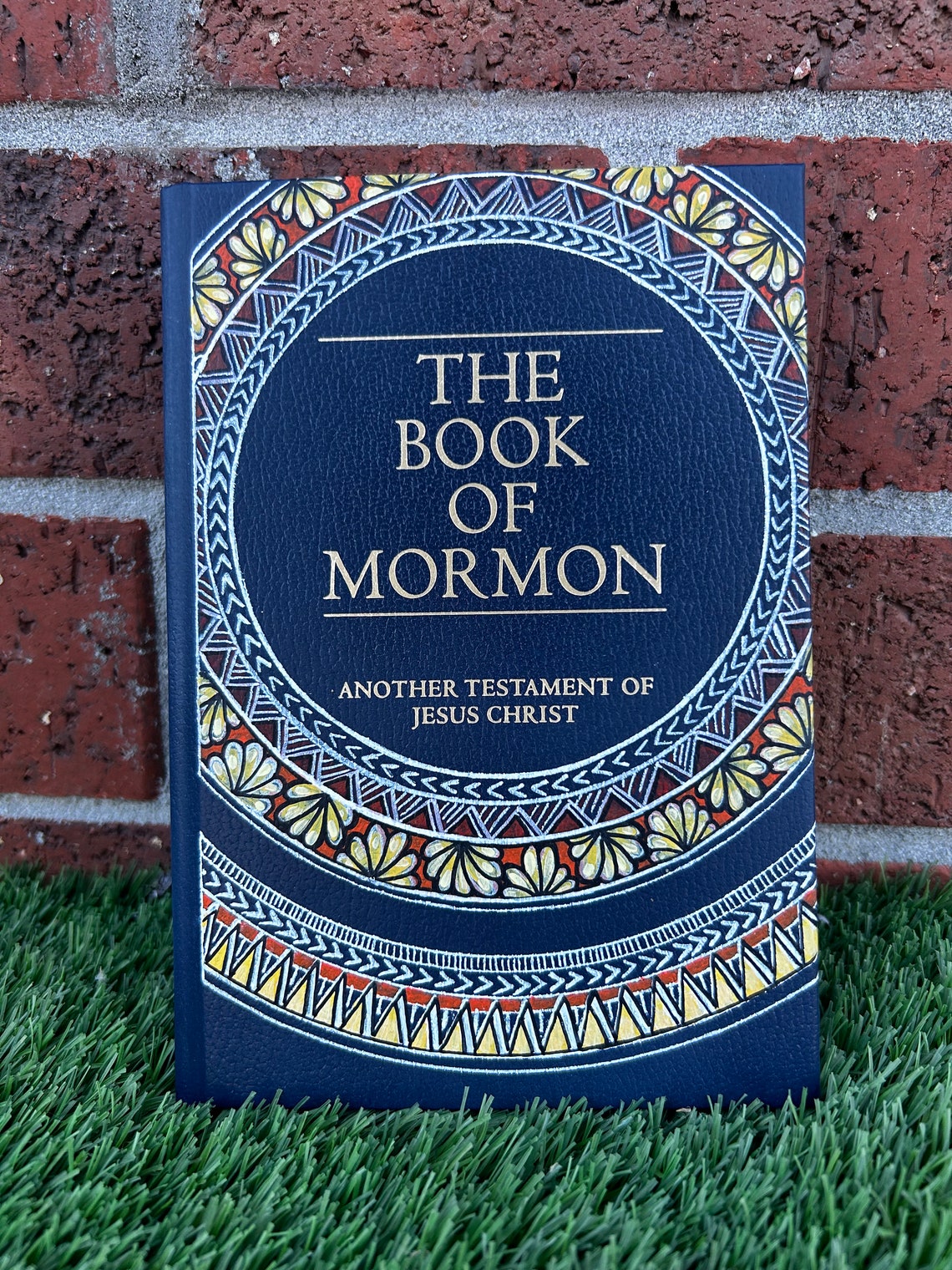 Handpainted Book of Mormon With Polynesian Design Patterns, Tongan ...