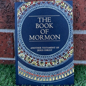 Handpainted Book of Mormon With Polynesian Design Patterns, Tongan ...