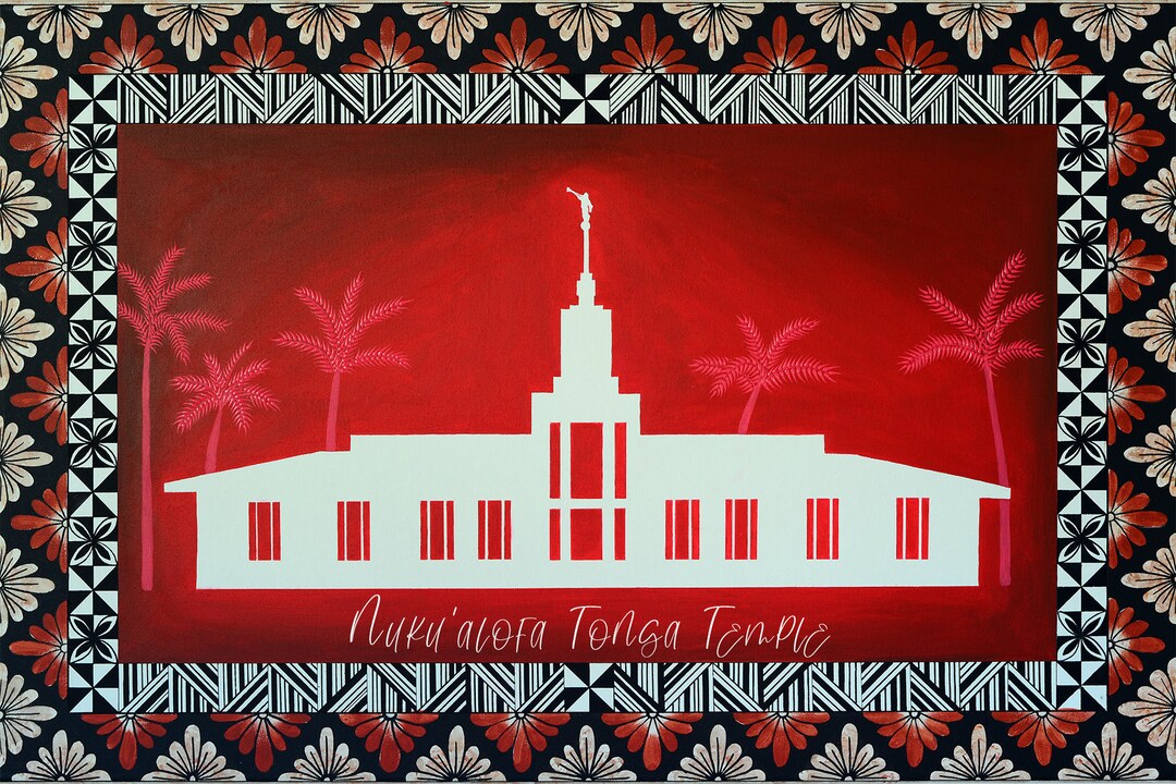Tongan LDS Temple Print, LDS Temple, Tongan Temple, Mormon Art, - Etsy