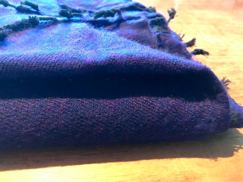 Purple Himalayan Yak Wool Shawl / XL Limited Stock Winter and Christmas ...