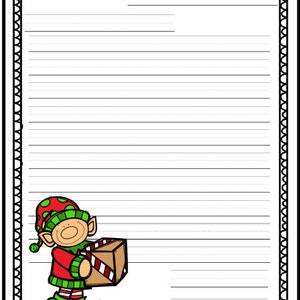 Christmas Themed Letter Writing Paper - Etsy