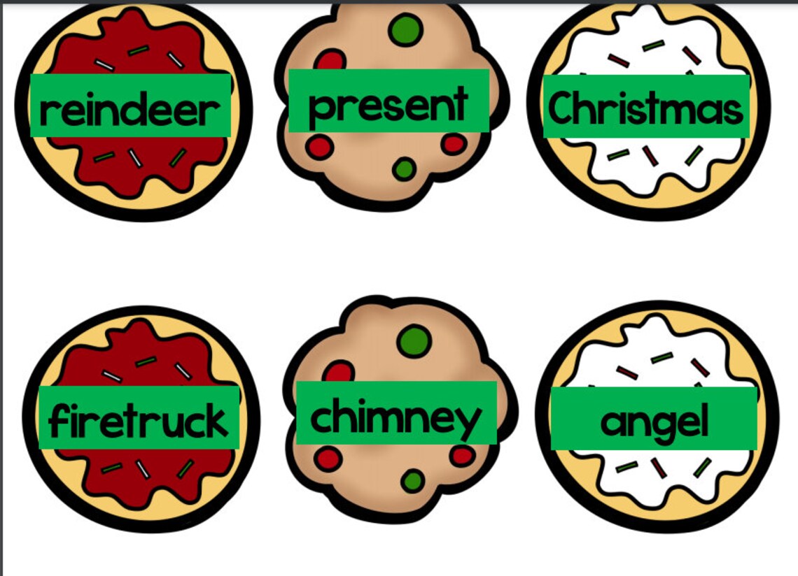 Christmas Literacy Games - Etsy