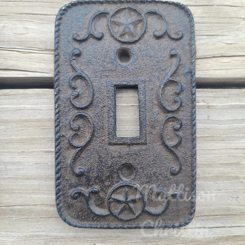 Iron Switch Plate - Etsy