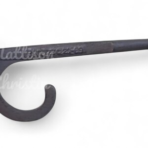 2 Cast Iron Extra Large Industrial Horse Harness Hooks - Etsy