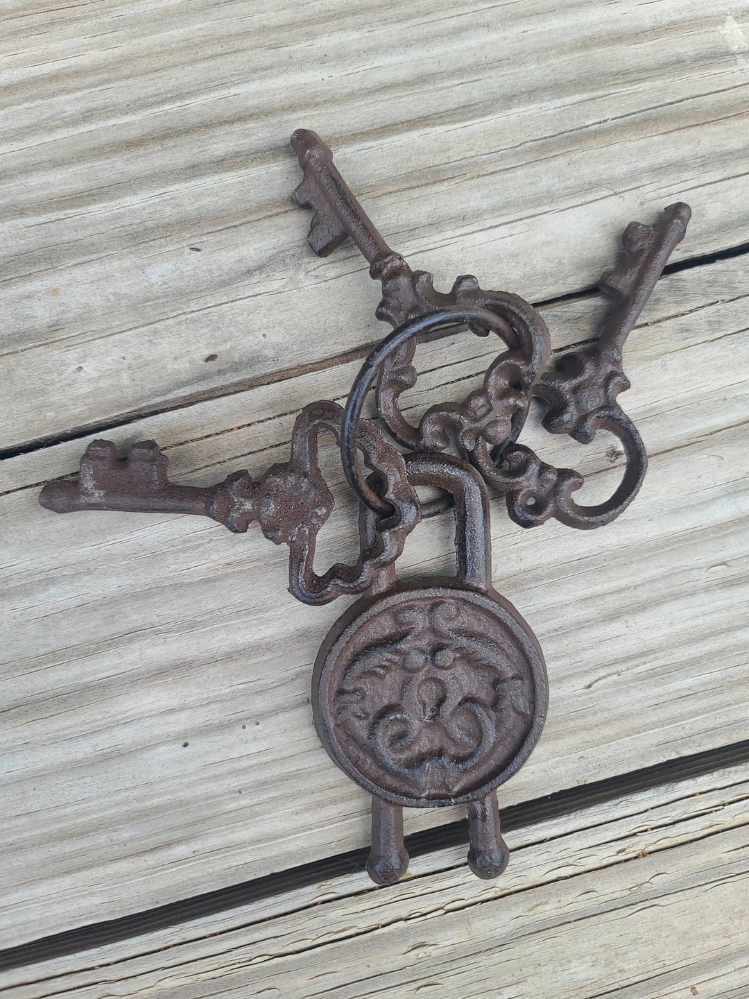 Antique Replica Cast Iron Skeleton Jail Keys - Etsy