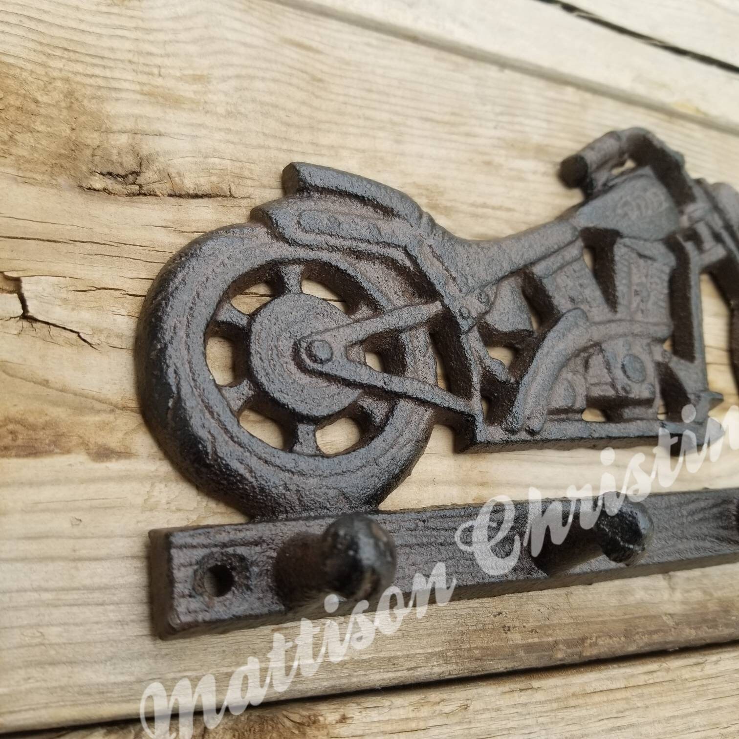 Cast Iron Motorcycle Key Rack Hooks - Etsy