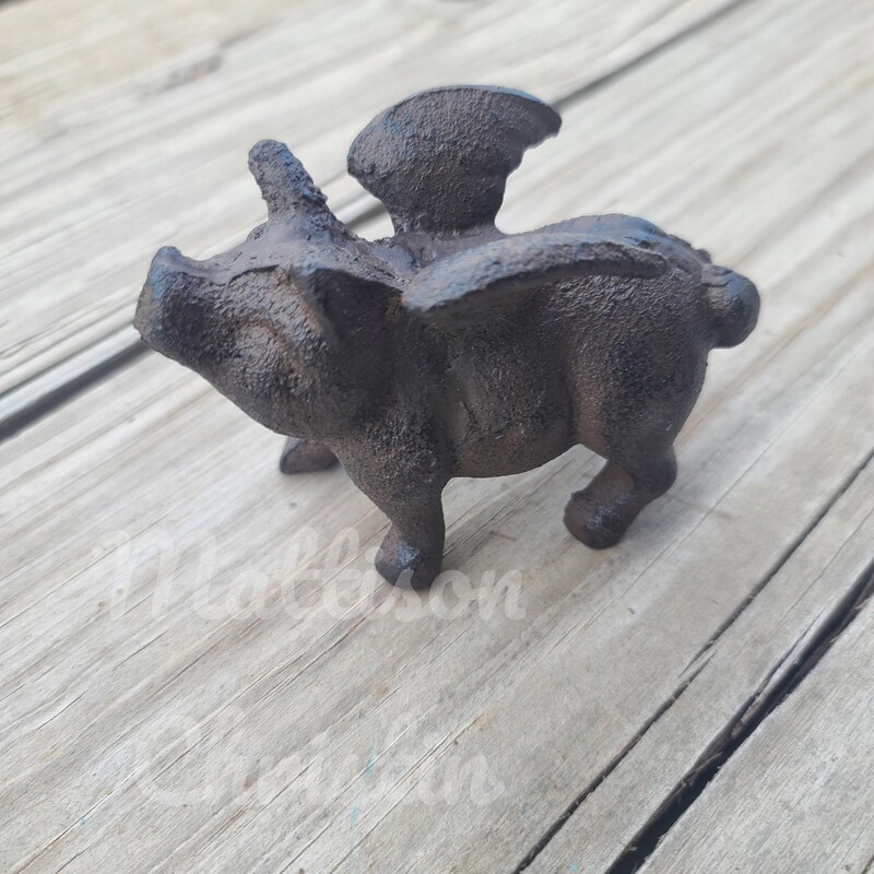 Cast Iron Pig - Etsy