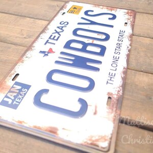 Tin Sign Man Cave Dallas Cowboy Wall Decor - Etsy