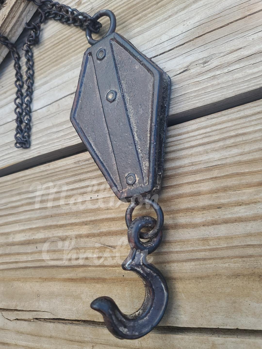 Farmhouse Decorative Pulley House - Etsy