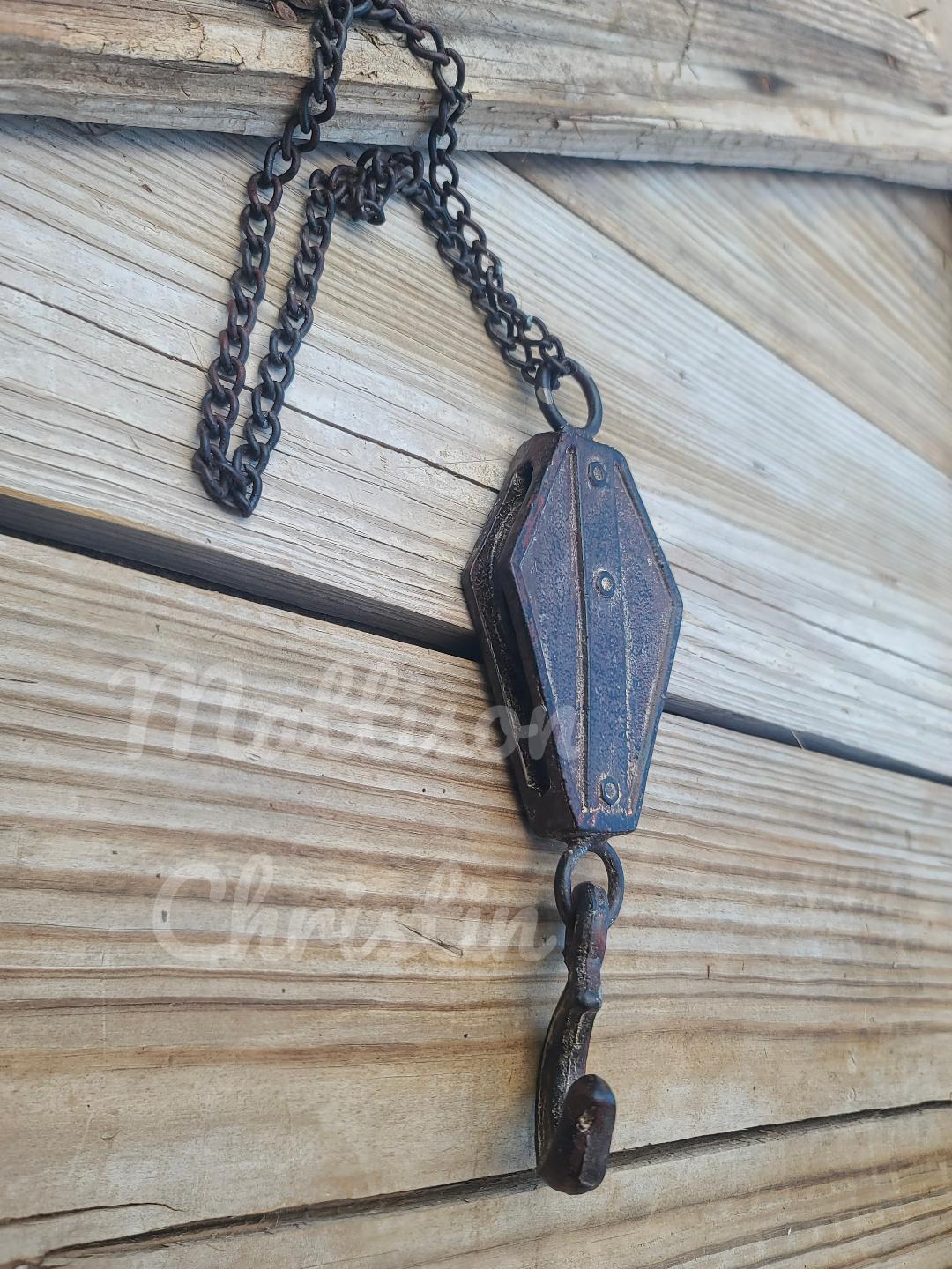 Farmhouse Decorative Pulley House - Etsy