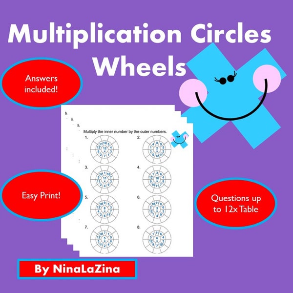 Multiplication Wheel - Etsy