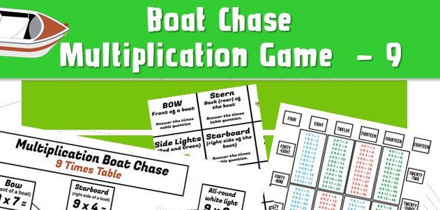 9 Times Table Printable GAME/ Maths Games Teach Times Tables/ - Etsy UK