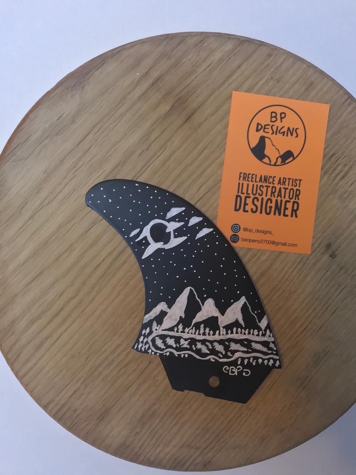 Hand Painted Surfboard Fins - Etsy