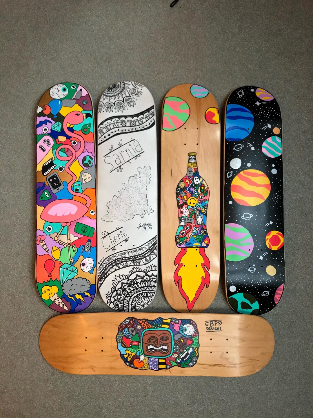 Customised Skateboard Deck - Etsy