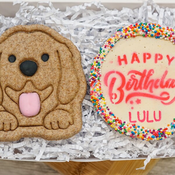 Dog Birthday Cookie Personalized - Etsy