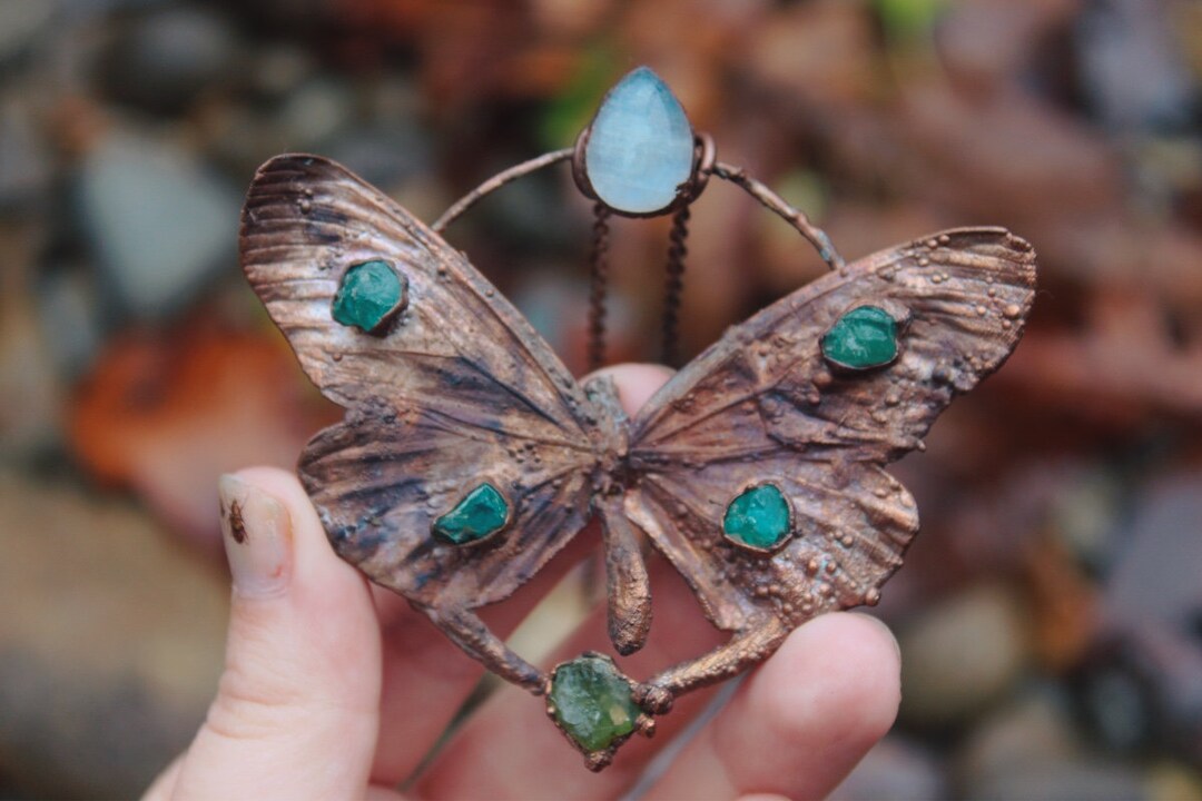 Electroformed Real Butterfly - Etsy