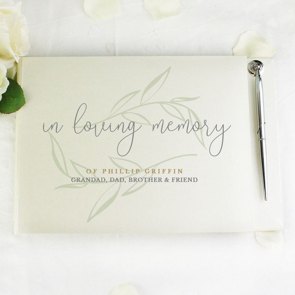 Condolence Book - Etsy