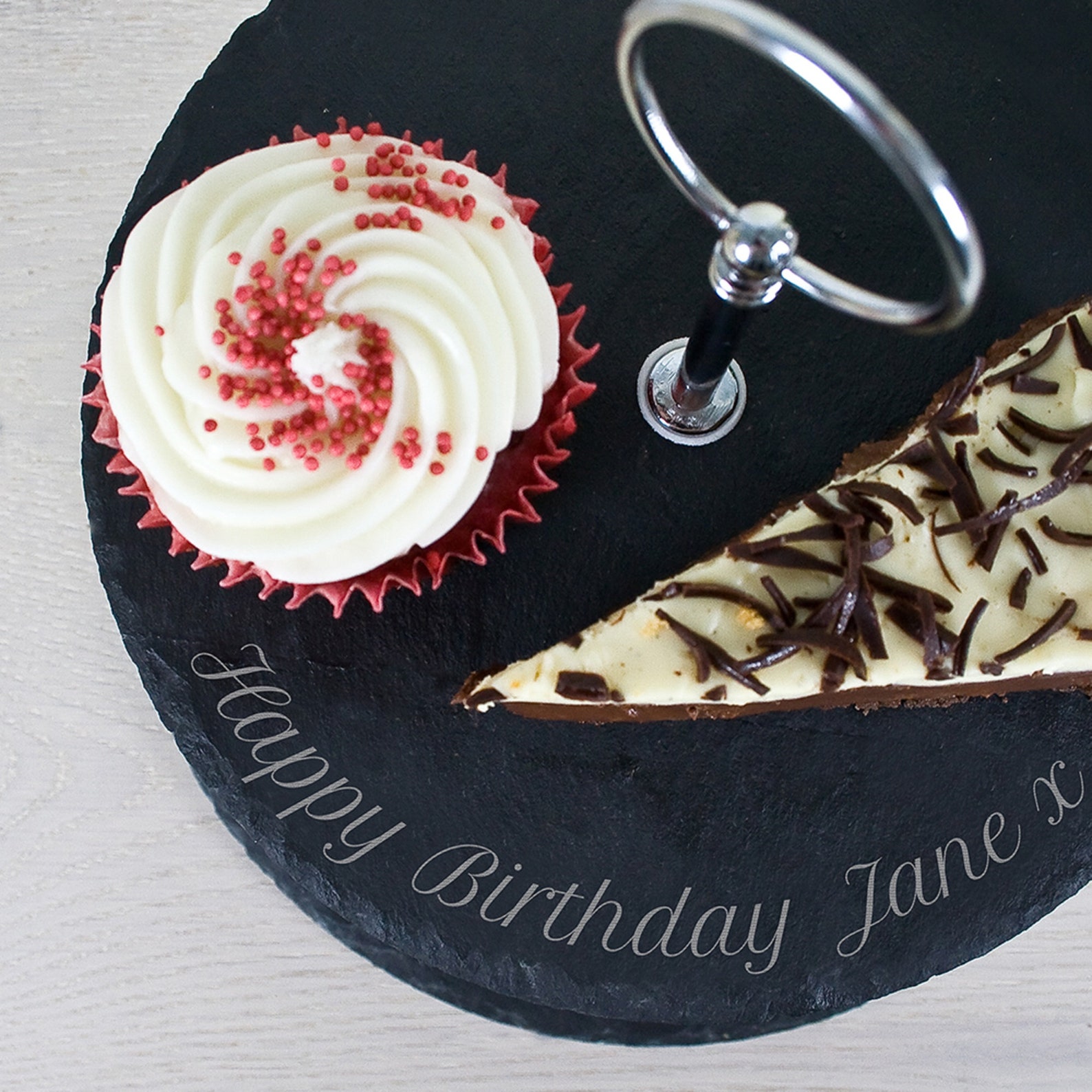 Personalised Two Tier Slate Cake Stand Engraved Slate Cake - Etsy UK