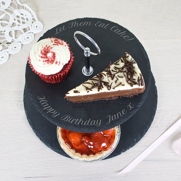 Slate Cake Stand - Etsy