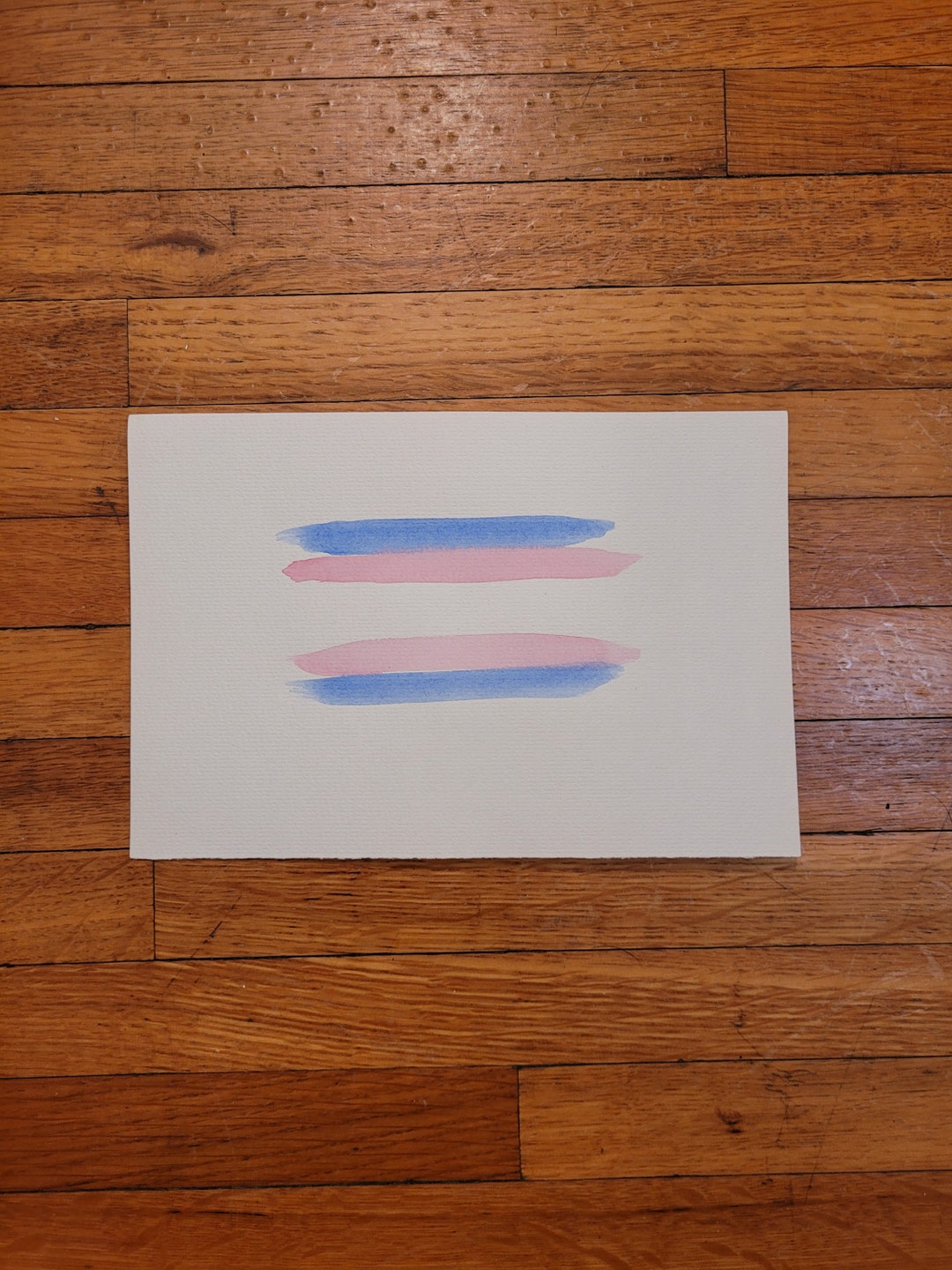 Trans Pride Flag Painting - Etsy