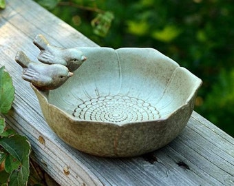 Ceramic Bird Bowl | Etsy