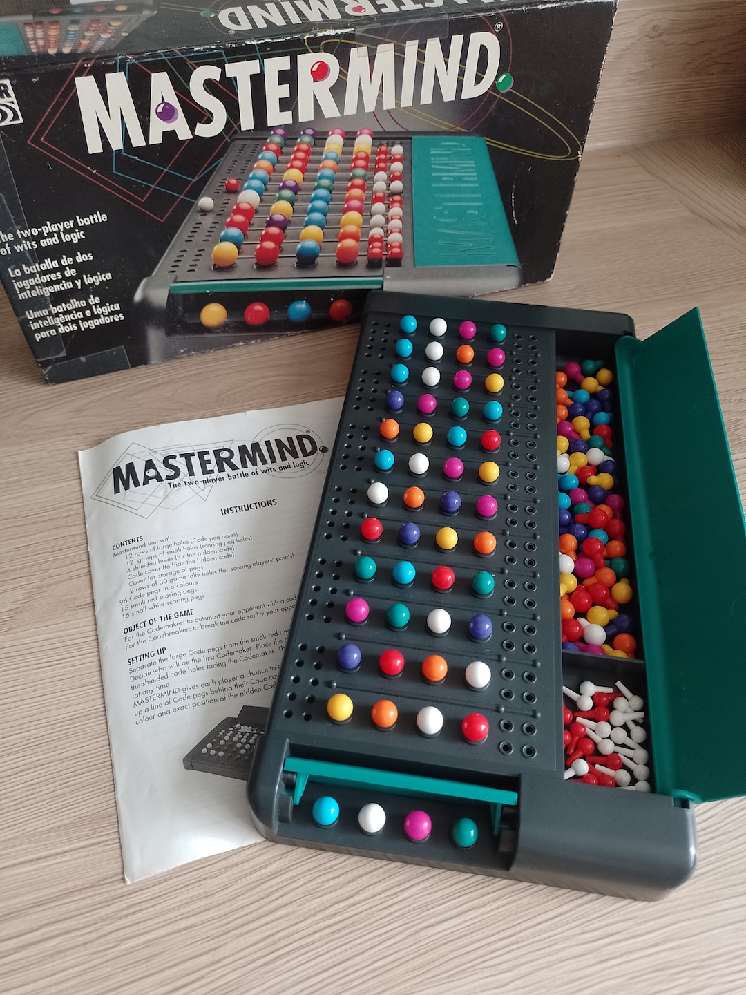 Parker Games Mastermind Board Game Two Player Version 1993. - Etsy
