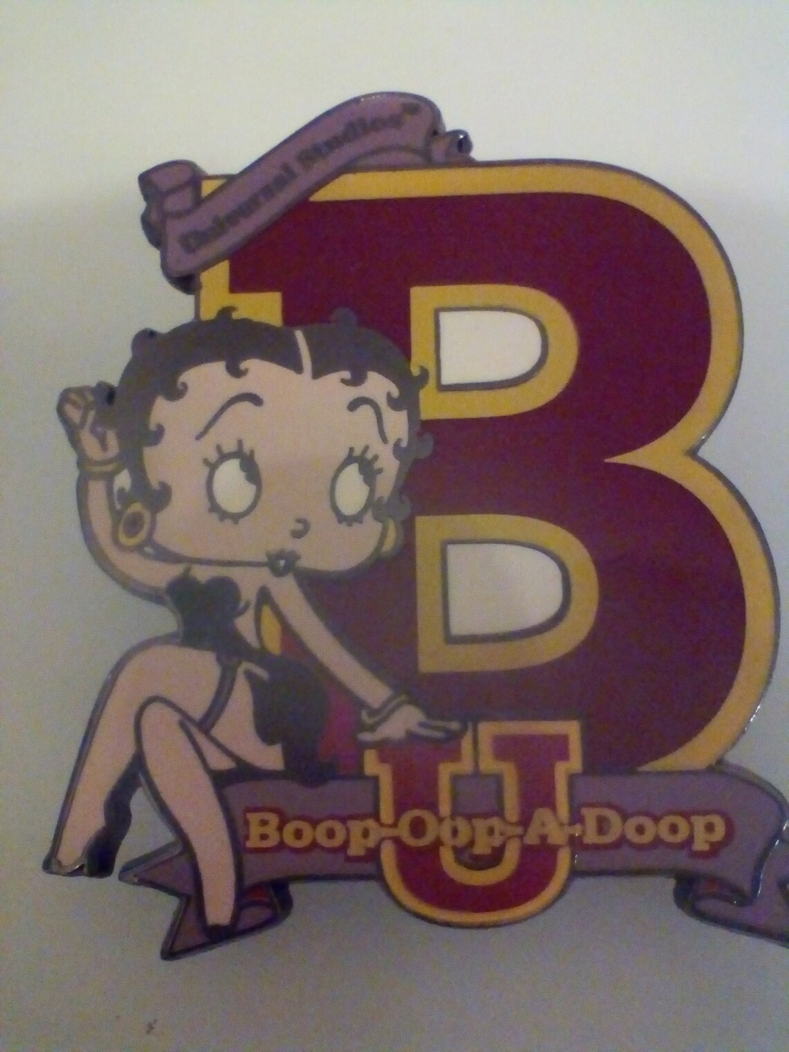 Vintage Betty Boop Enamel Pin Badge Large Etsy