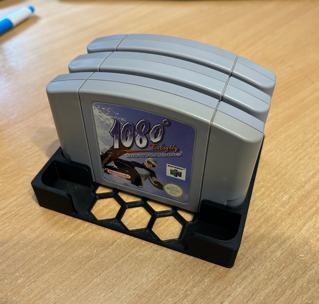 For Nintendo 64 N64 Game Cartridge Stand Holder Cart Organiser Rack ...