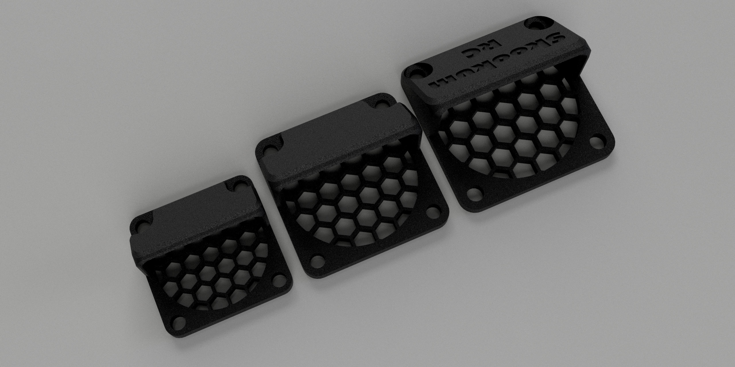 Fan Cover Mesh Grill Honeycomb Stone Guard Scoop for 30mm, 35mm and ...