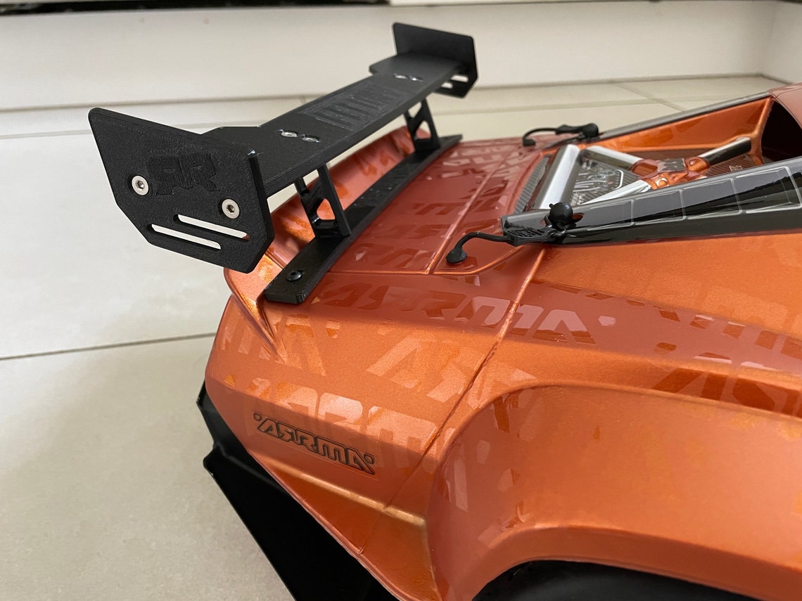 ARRMA FELONY Rear Wing Spoiler GT Wing Street Bash Drag Race Speed Run ...