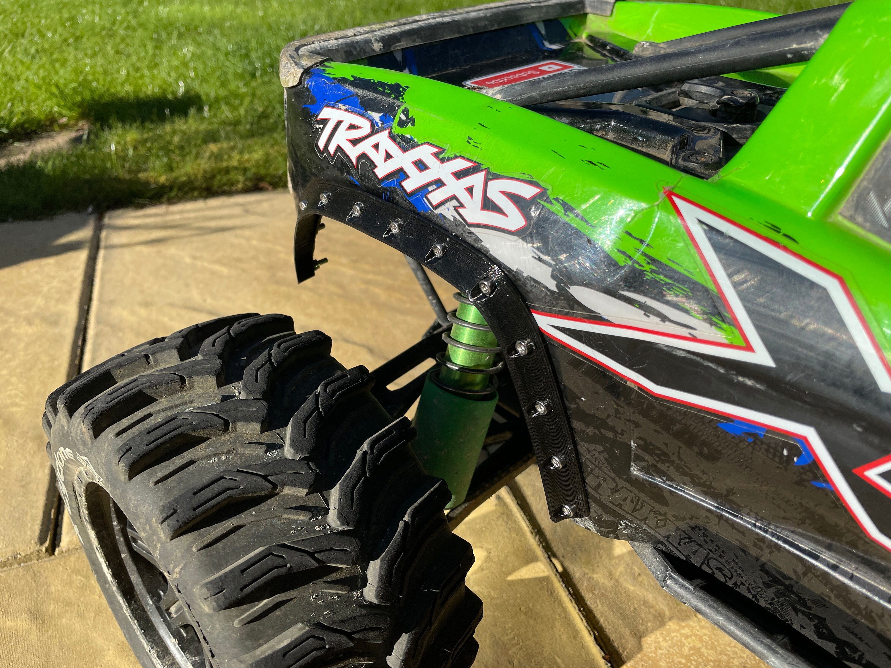 Traxxas Xmaxx Fender Flare Extended Wheel Arch Mud Guards Flaps X Maxx ...