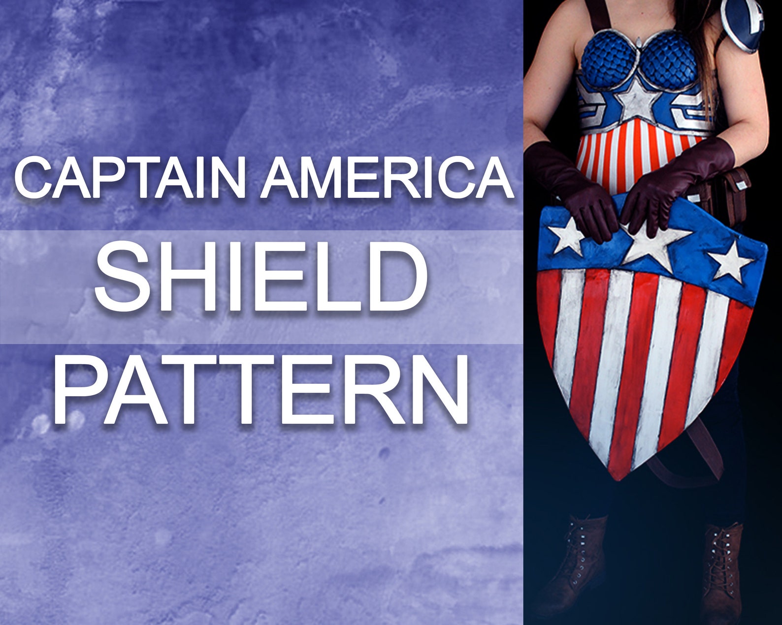 Captain America Shield Inspired Pattern - Etsy